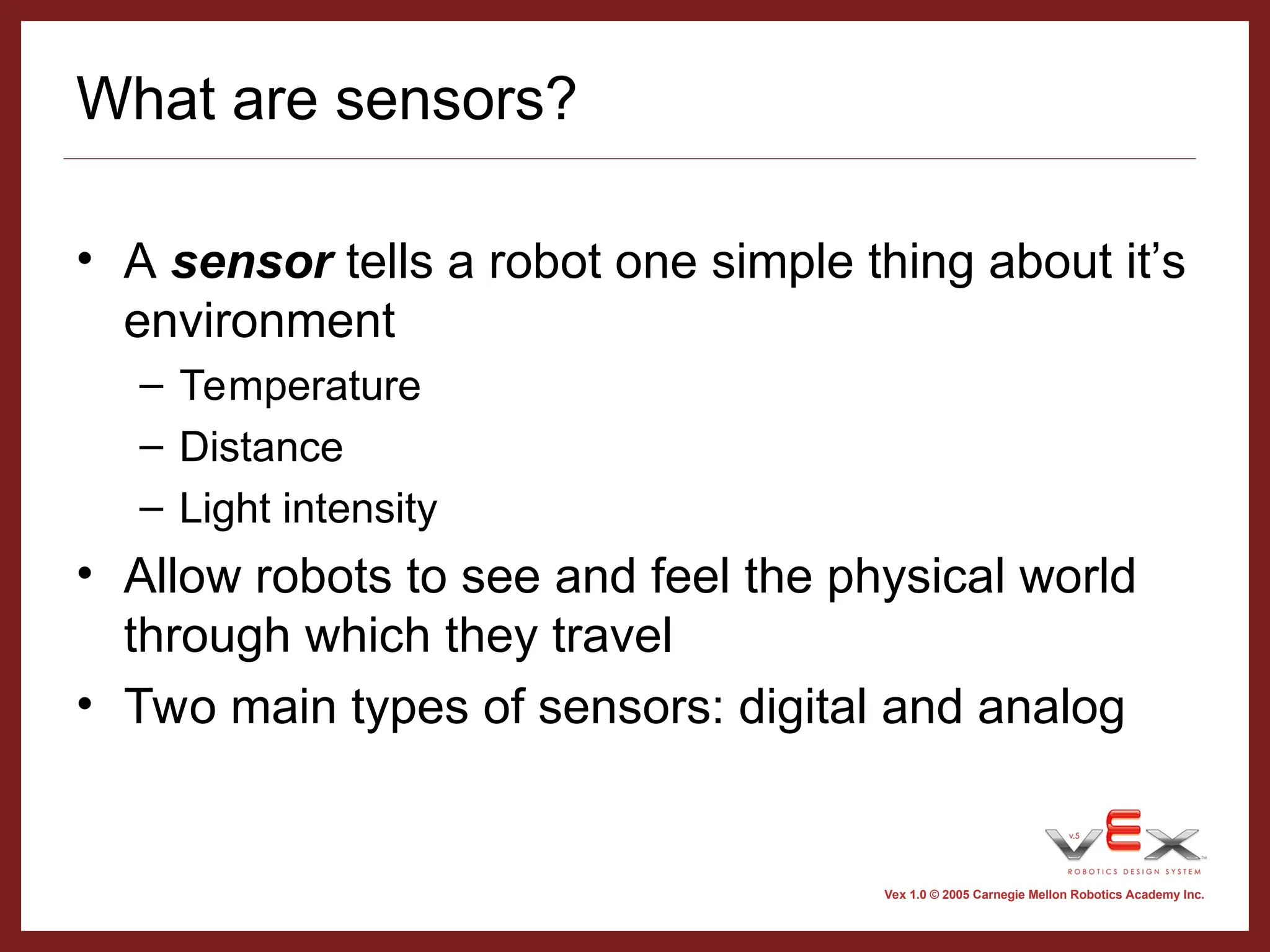 sensors for business an technology device | PPT