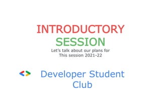 Intro session ppt | PPTX