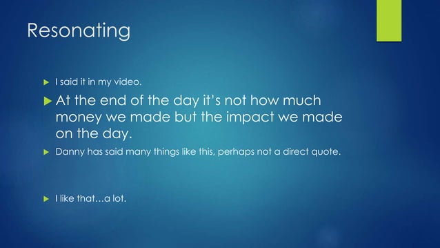 Showcasing Experience | PPT