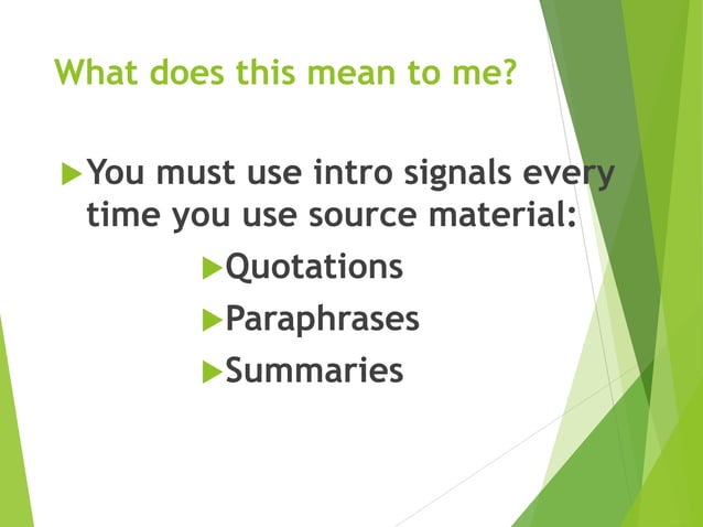 MLA Introductory Signals & Parenthetical Citations | PPTX