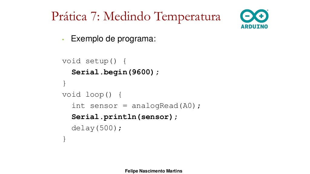 Introdução a Sistemas Embarcados com Arduino - mini-curso