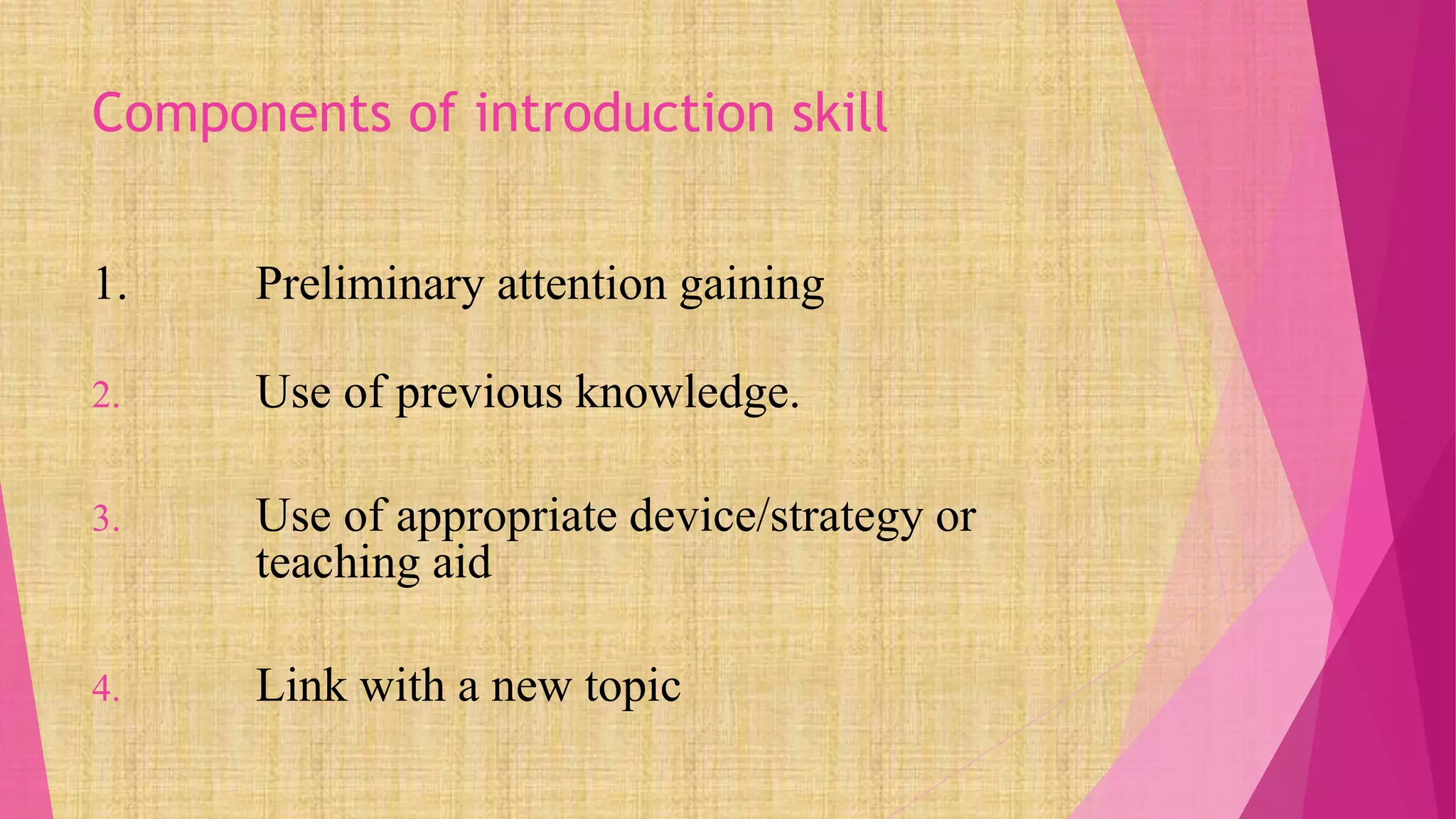 Introduction skill | PPTX