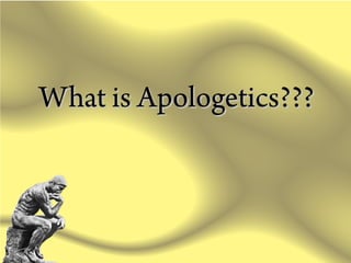 Introduction to Apologetics - Lesson 1 | PDF
