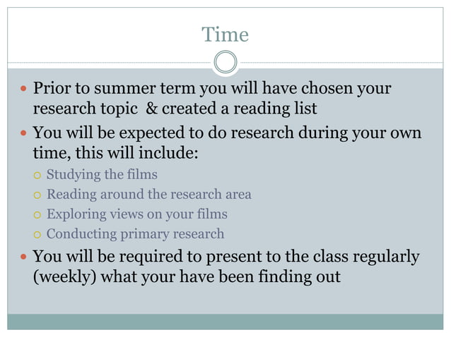 Intro small scale research | PPT