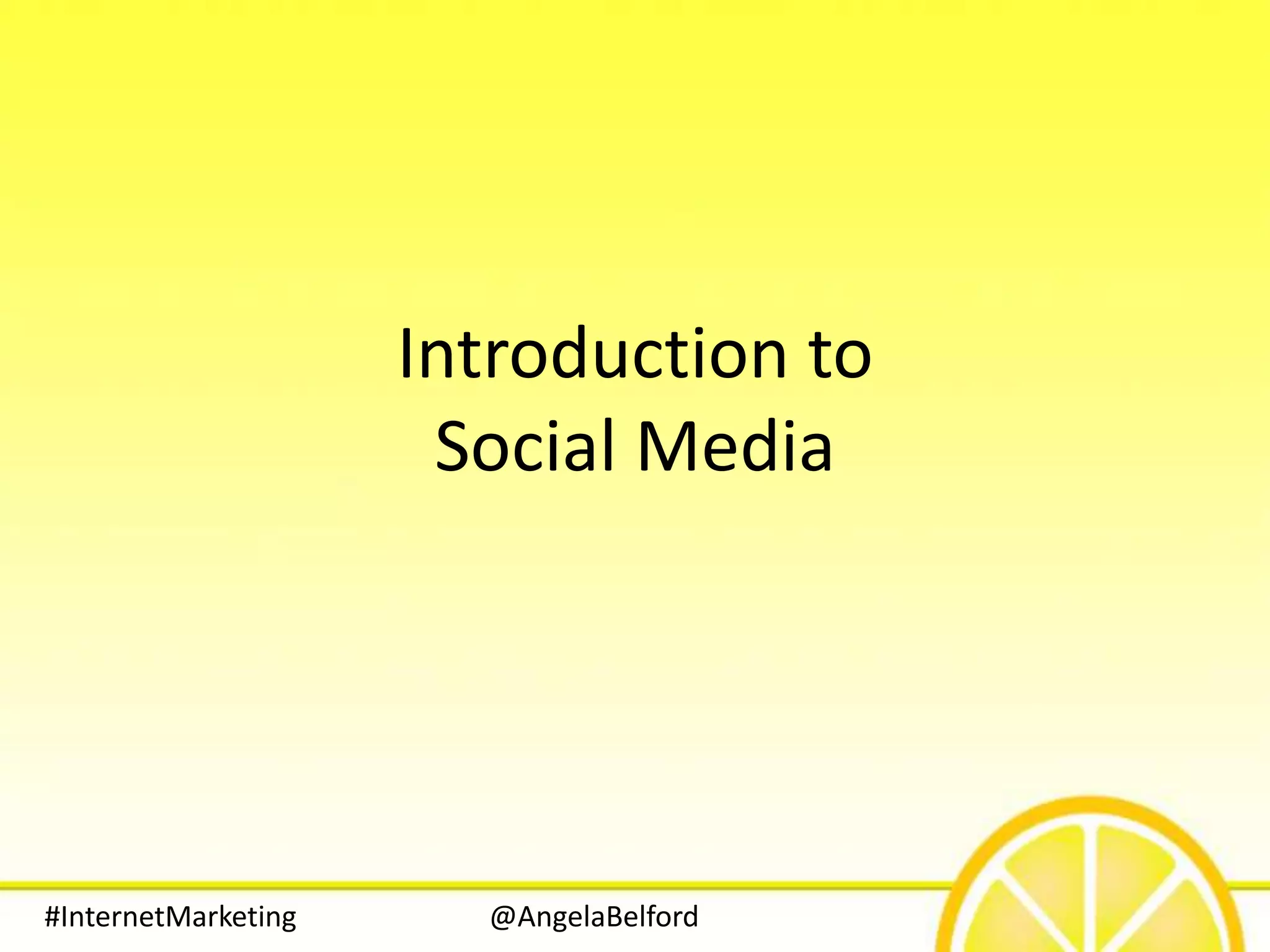 Intro social media | PPTX