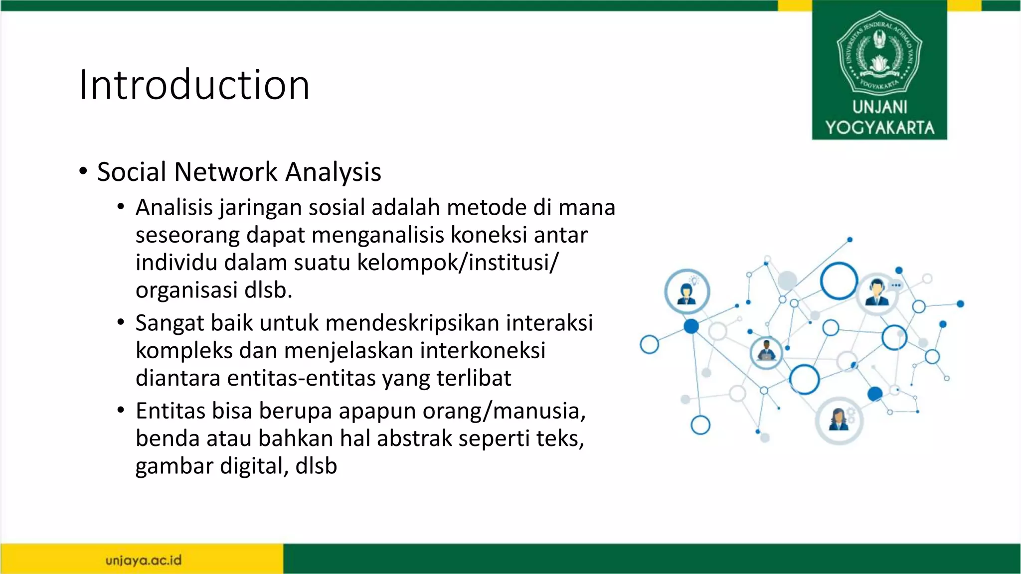 Pengenalan Social Network ANalysis | PPTX