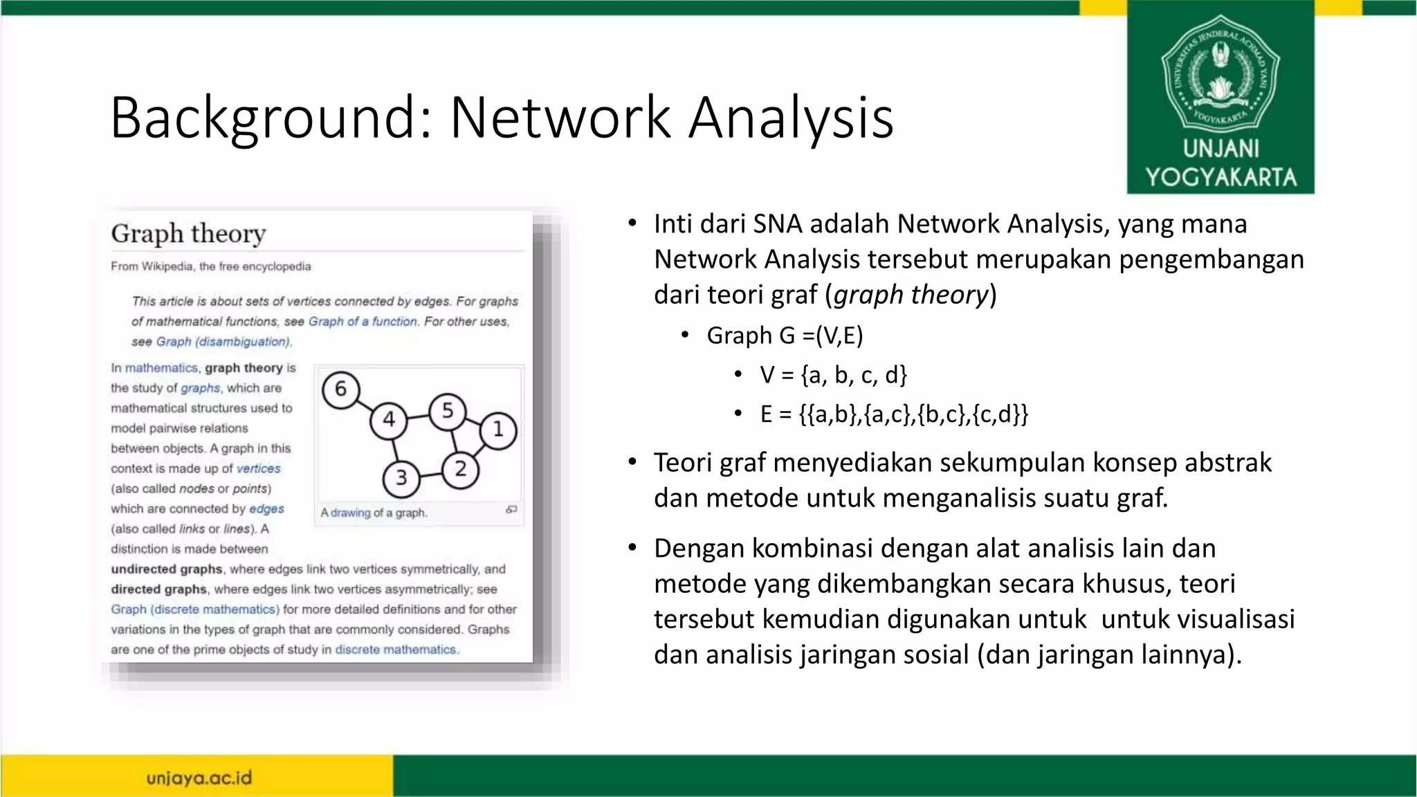 Pengenalan Social Network ANalysis | PPTX