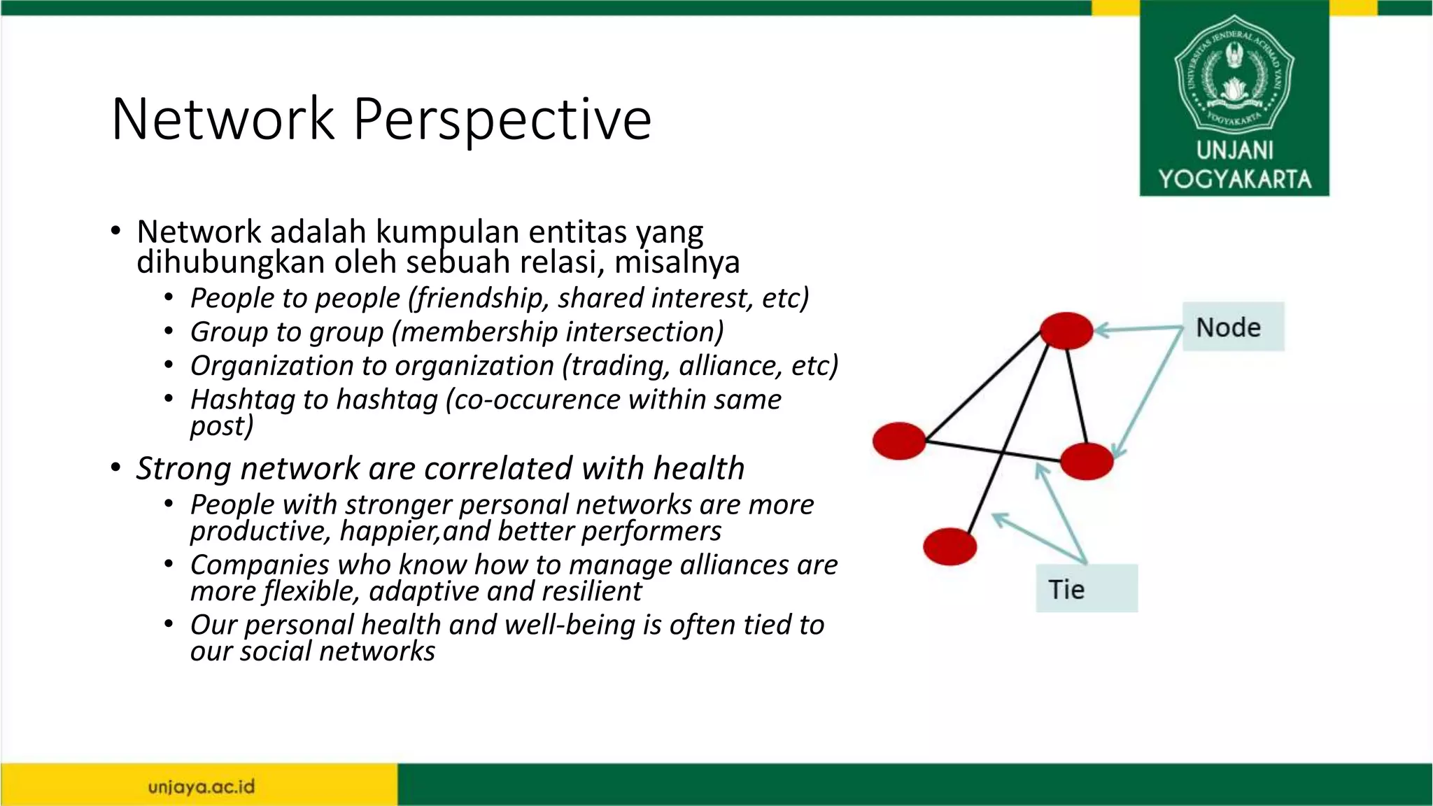 Pengenalan Social Network ANalysis | PPTX