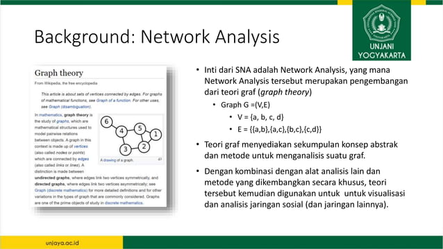 Pengenalan Social Network ANalysis | PPTX