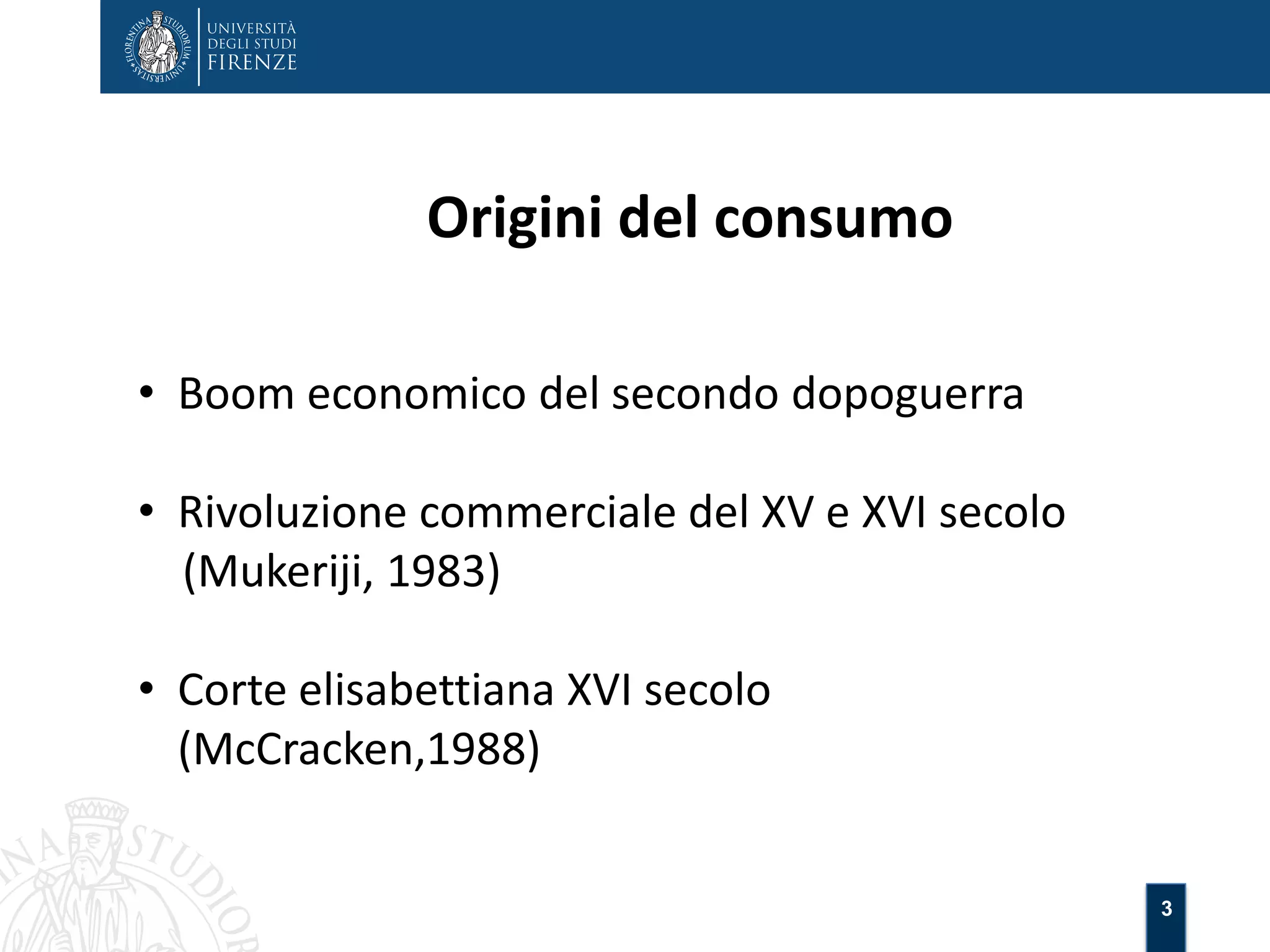 Introduzione alla sociologia dei consumi. Riflessioni sul ruolo del modello di comunicazione ...