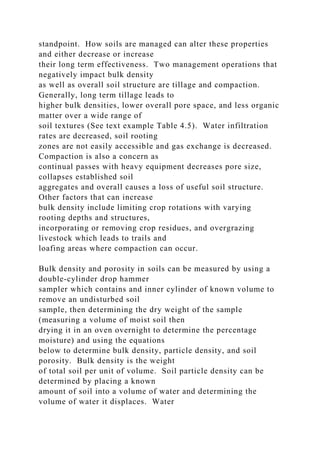 Intro Soils – Lab 2 Soil Texture, Density, and Porosity .docx