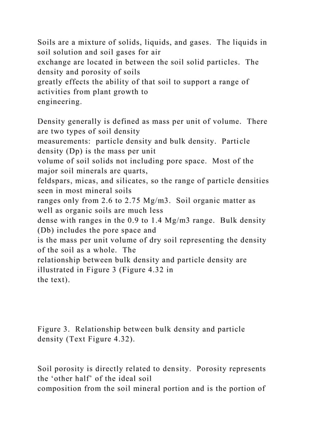 Intro Soils – Lab 2 Soil Texture, Density, and Porosity .docx