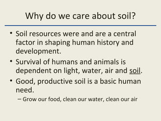 Intro Soils Lecture 1a | PPT