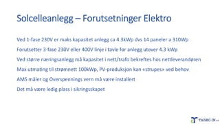 Intro solenergi anlegg bolig v1.2 | PDF
