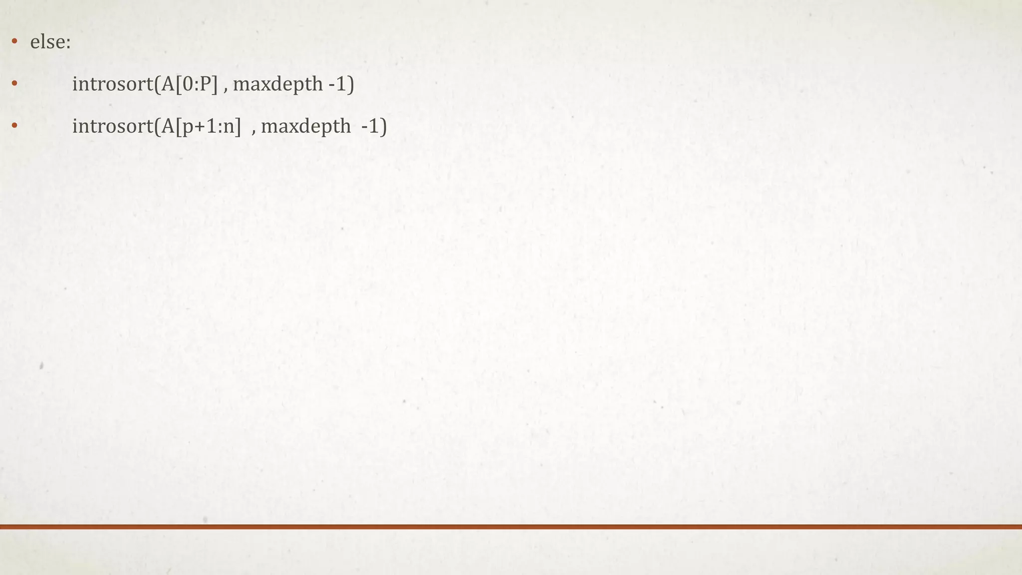 Introsort or introspective sort | PDF