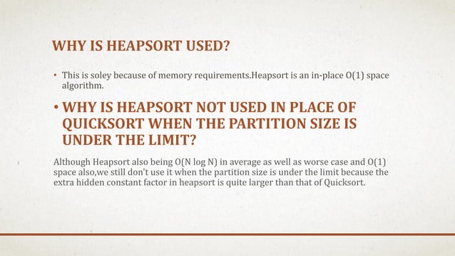 Introsort or introspective sort | PDF | Programming Languages | Computing