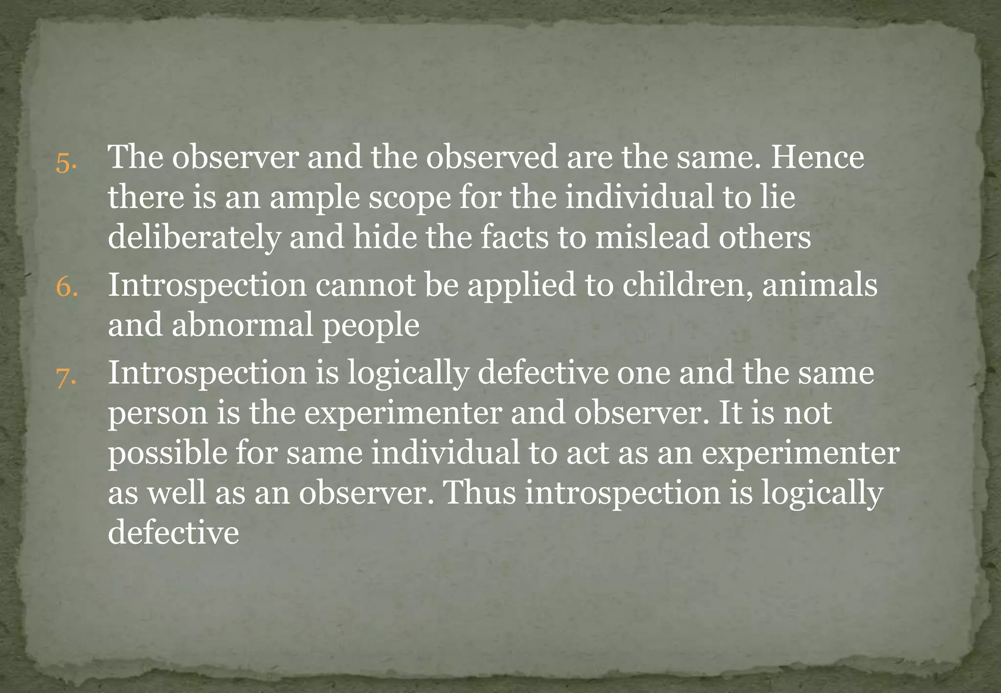 Introspection method | PPTX