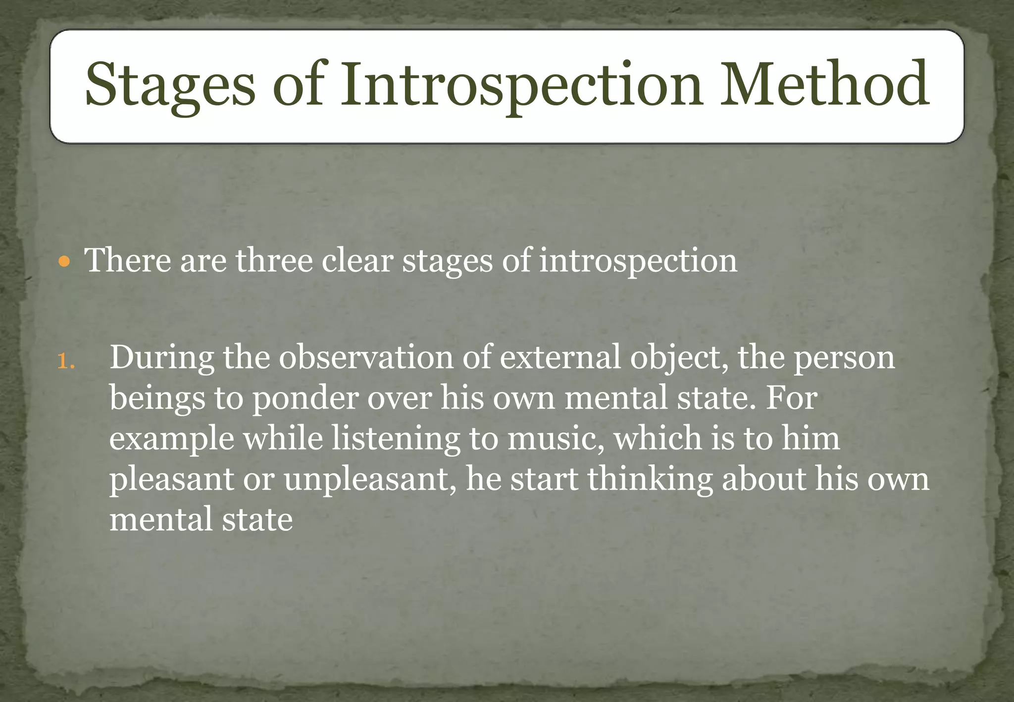 Introspection method | PPTX