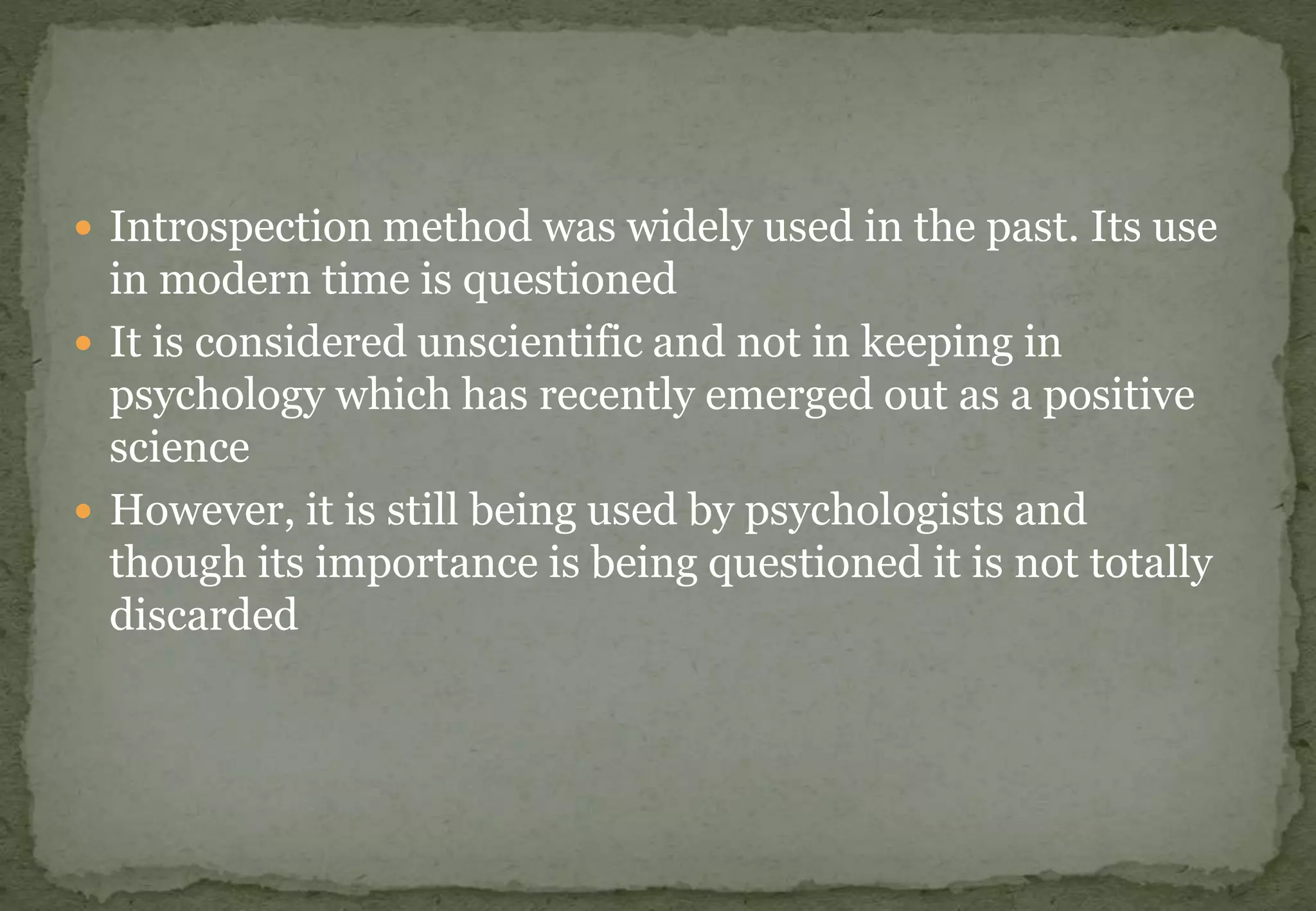 Introspection method | PPTX