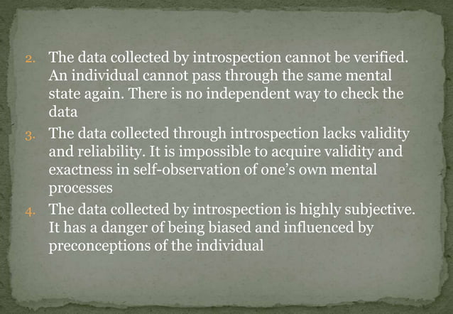 Introspection method | PPTX