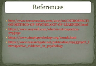 Introspection method | PPTX