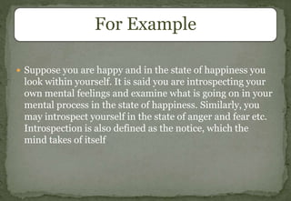 Introspection method | PPTX