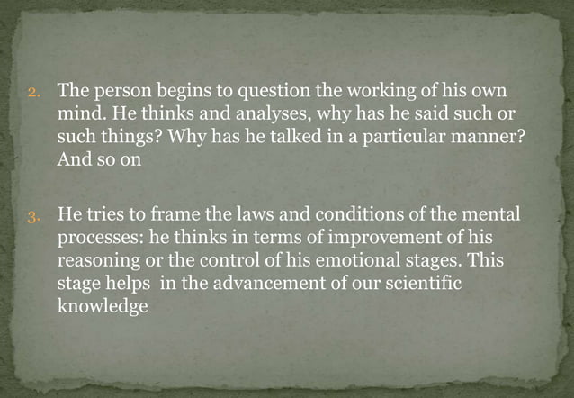 Introspection method | PPTX