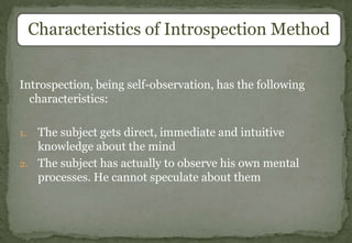 Introspection method | PPTX