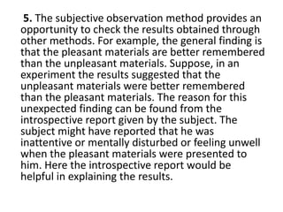 Introspection method presentation | PPTX