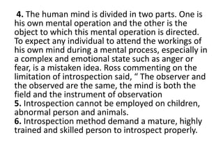 Introspection method presentation | PPTX