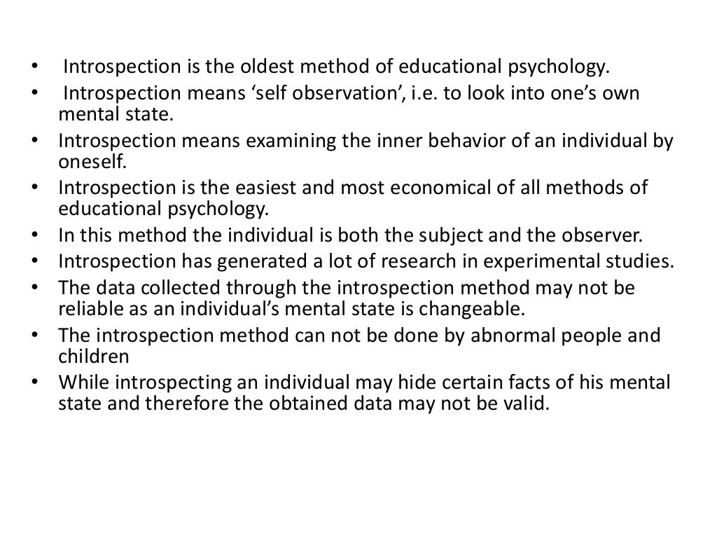 Introspection Method Presentation