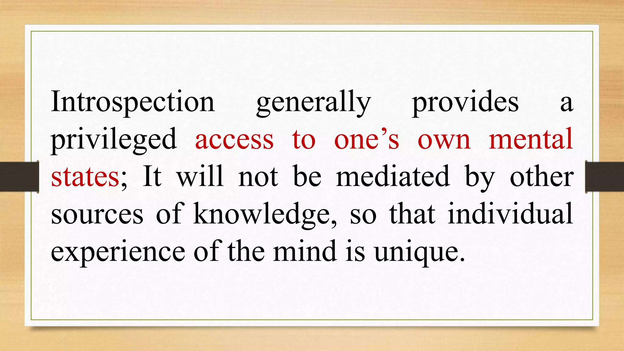 Introspection | PPTX