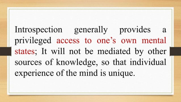 Introspection | PPTX