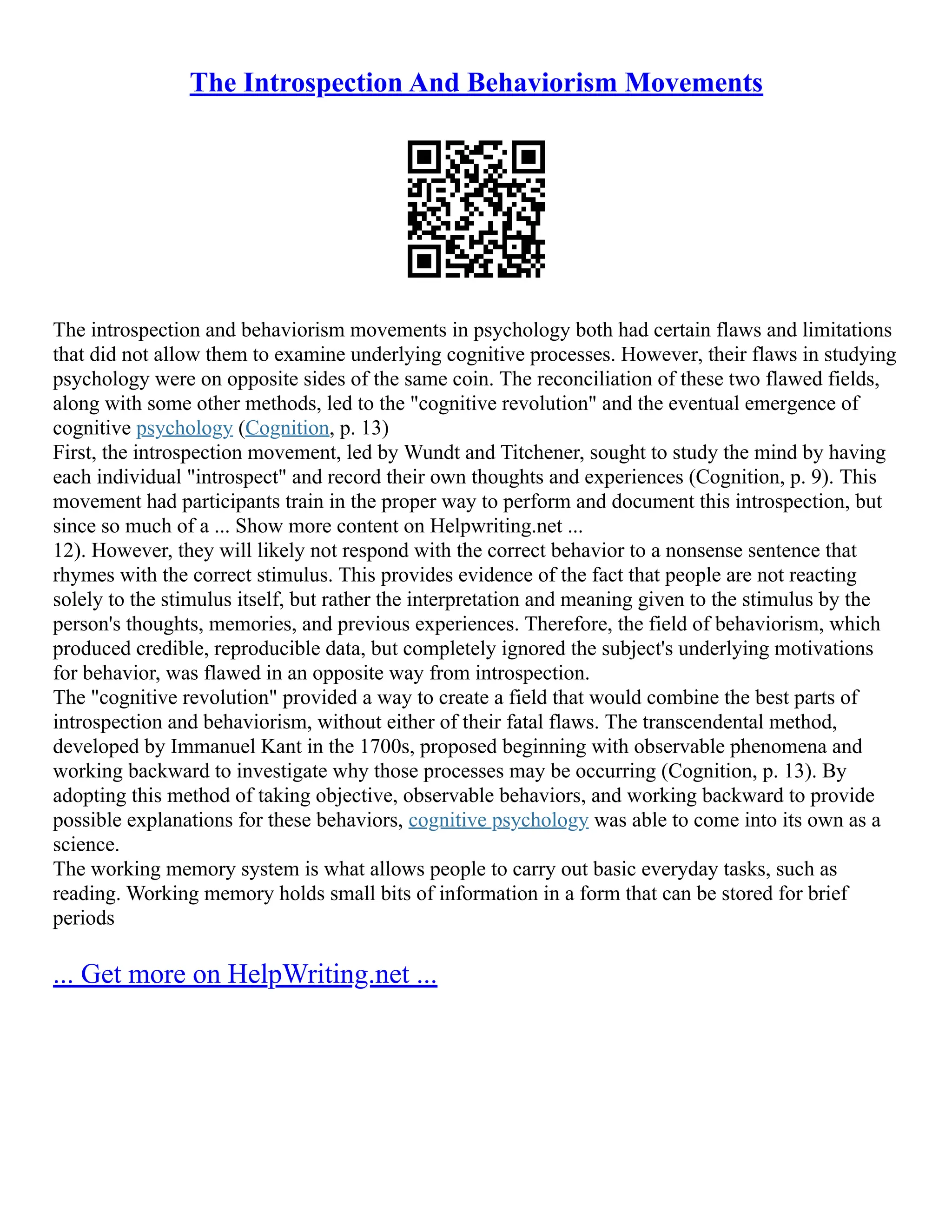 Introspection Vs Behaviorism | PDF | Programming Languages | Computing