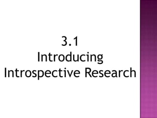 Introspective | PPTX