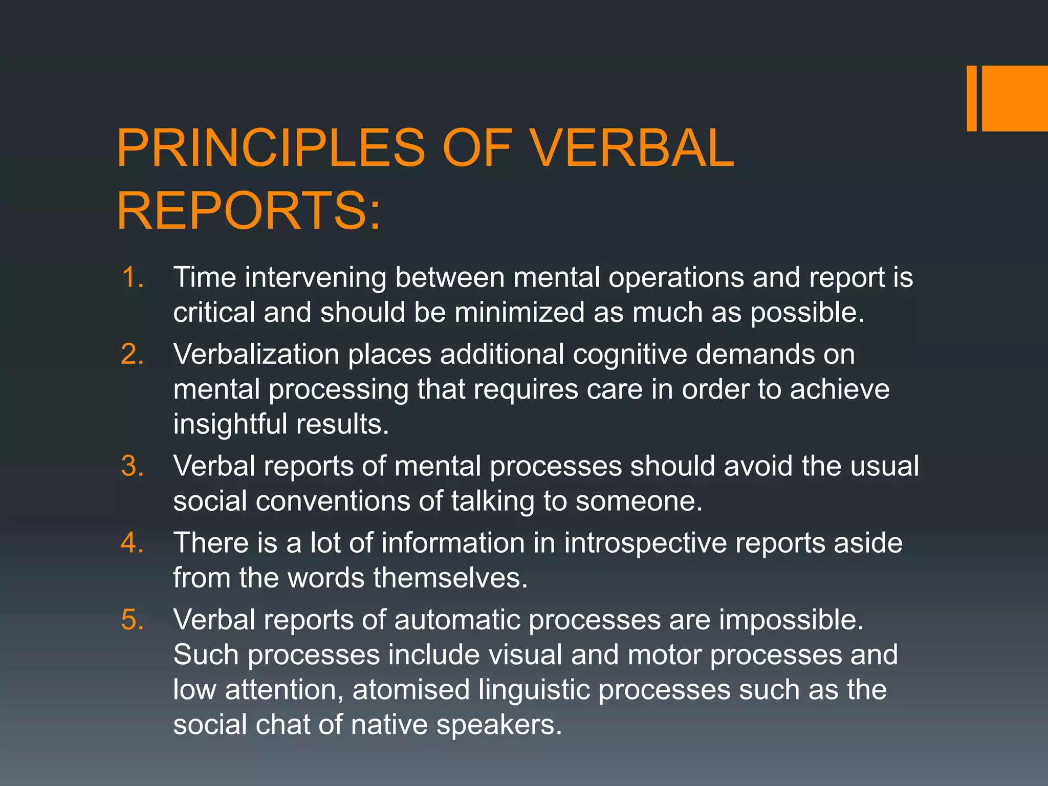 Introspection - Introspective Method in Research Methodology | PPT