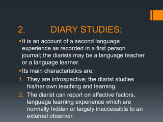 Introspection - Introspective Method in Research Methodology | PPT