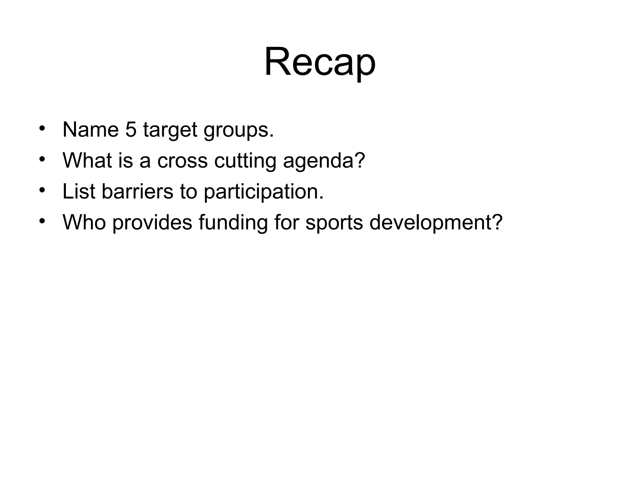 Intro sports development1 | PPT