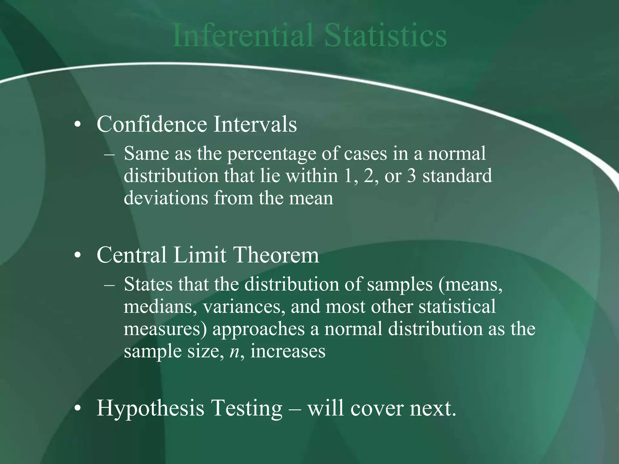 Intro statistics | PPT