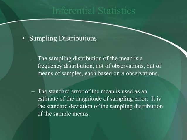Intro statistics | PPT