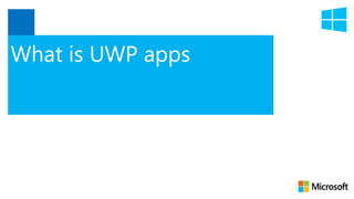 Introsuction to universal windows platform(uwp) app development | PDF