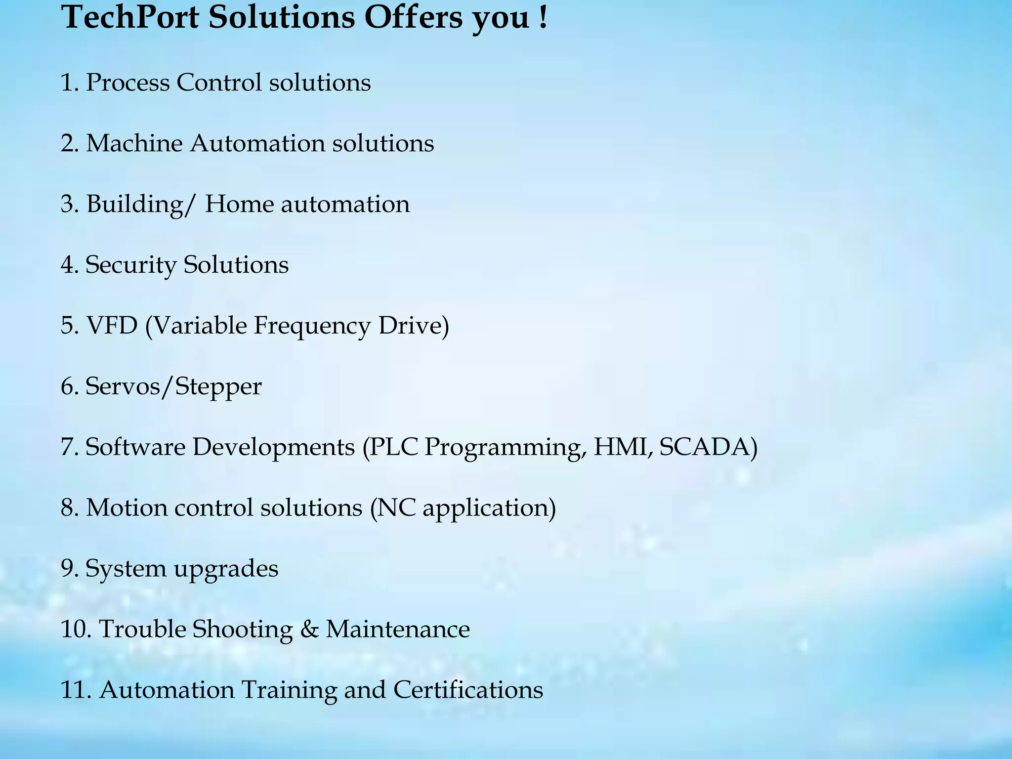 About Techport Solutions | PPT