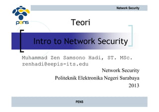 Introduction teori Network Security .pdf
