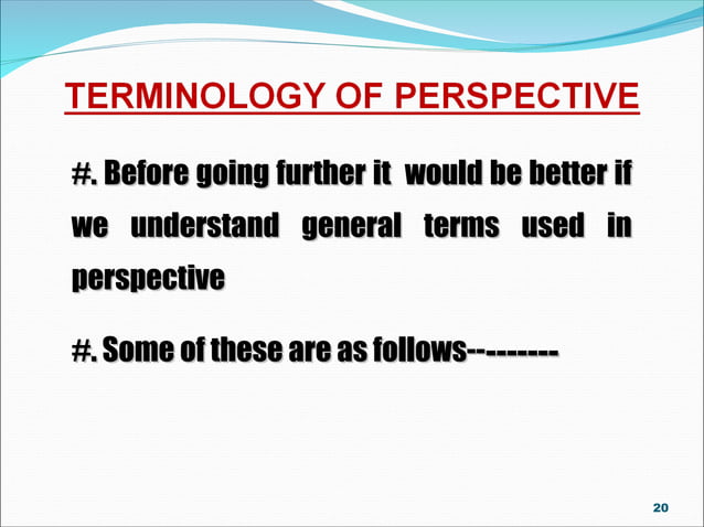 INTRO & TERMINOLOGY OF PERSPECTIVE DRAWING.PPT