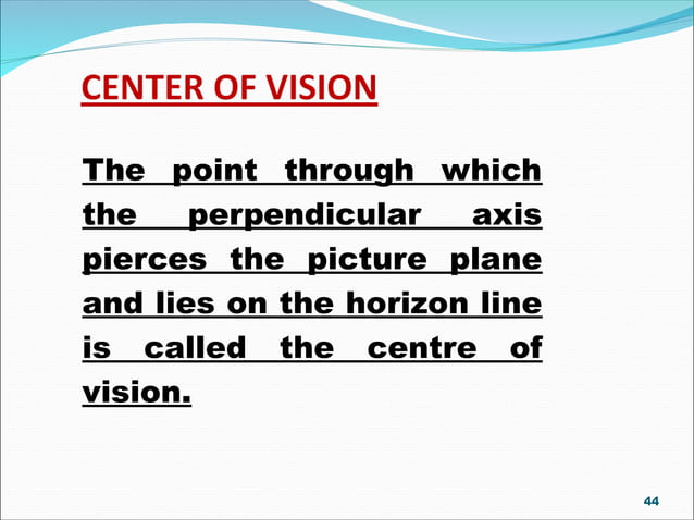 INTRO & TERMINOLOGY OF PERSPECTIVE DRAWING.PPT