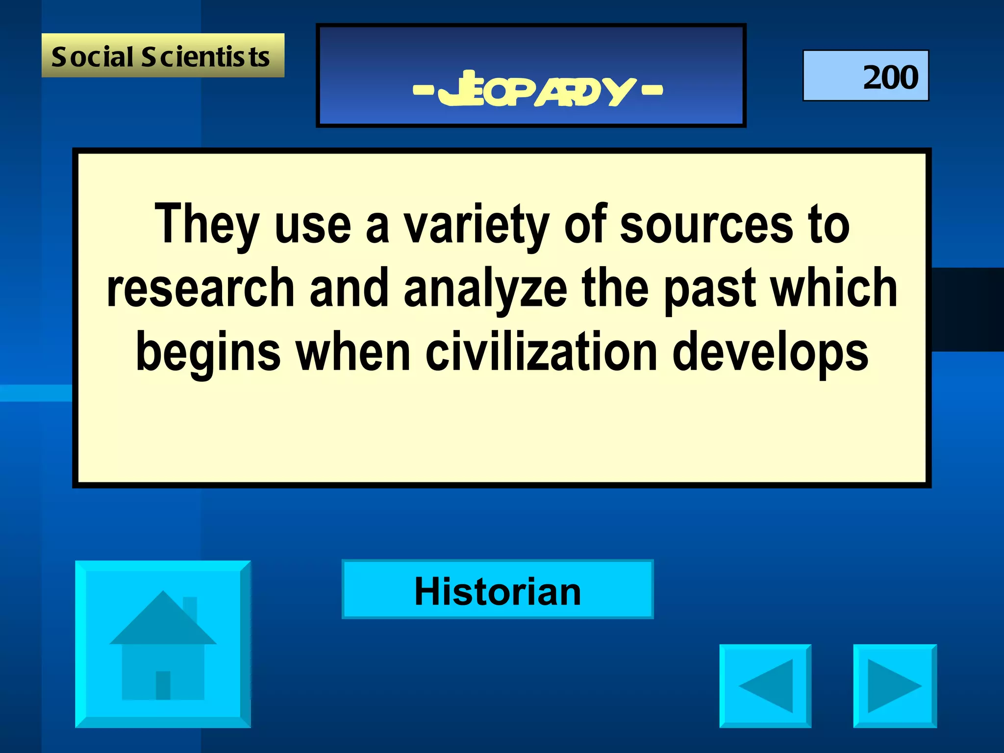 Intro test jeopardy game | PPT