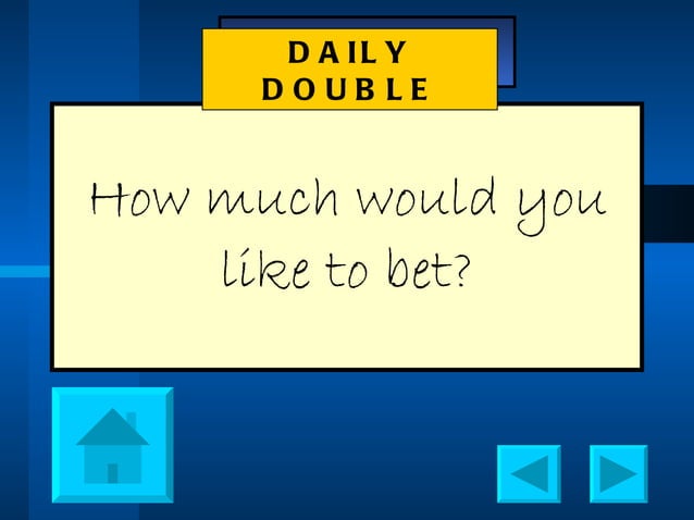 Intro test jeopardy game | PPT