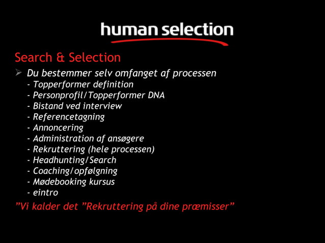 Intro Til Human Selection | PPT