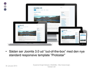 Intro til Joomla 3.0 | PPTX