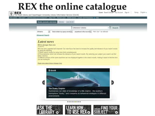 Introduction to REX | PPT